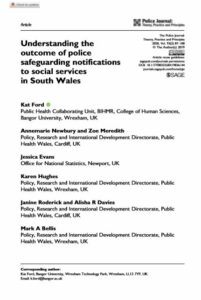 Understanding the outcome of police safeguarding notifications to ...
