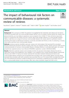 The impact of behavioural risk factors on communicable diseases: a ...