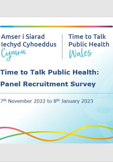 Time to Talk Public Health: Panel Recruitment Survey - World Health ...
